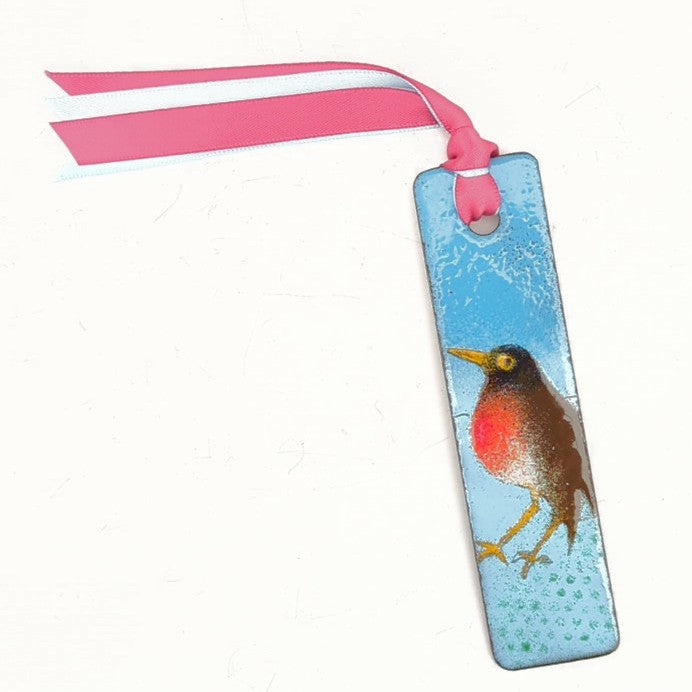 Robin Bookmark, enamel – Styll Gallery